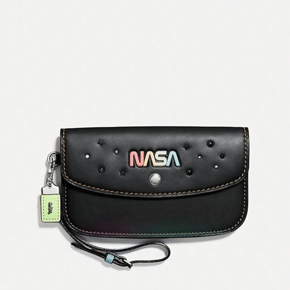 Coach | Bags | Coach Black Nasa Wallet | Poshmark